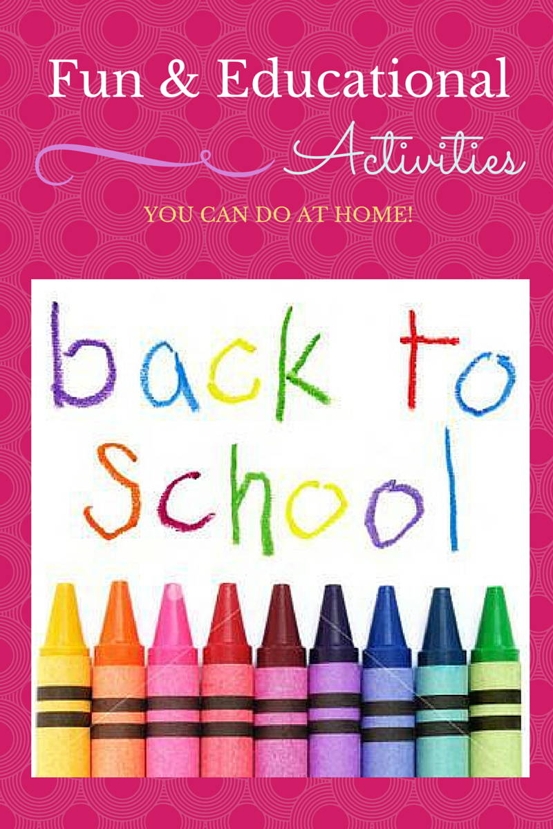 Get Back To School Ready With These Fun Educational Activities - Mumslounge