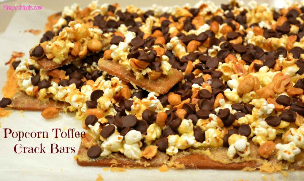Popcorn Toffee Crack Bars Recipe - Mumslounge