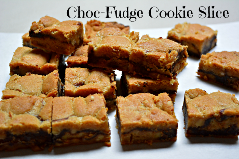 Chocolate Fudge Cookie Slice Recipe - Mumslounge