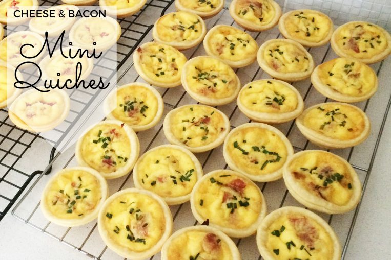 Cheese and Bacon Mini Quiches - Mumslounge