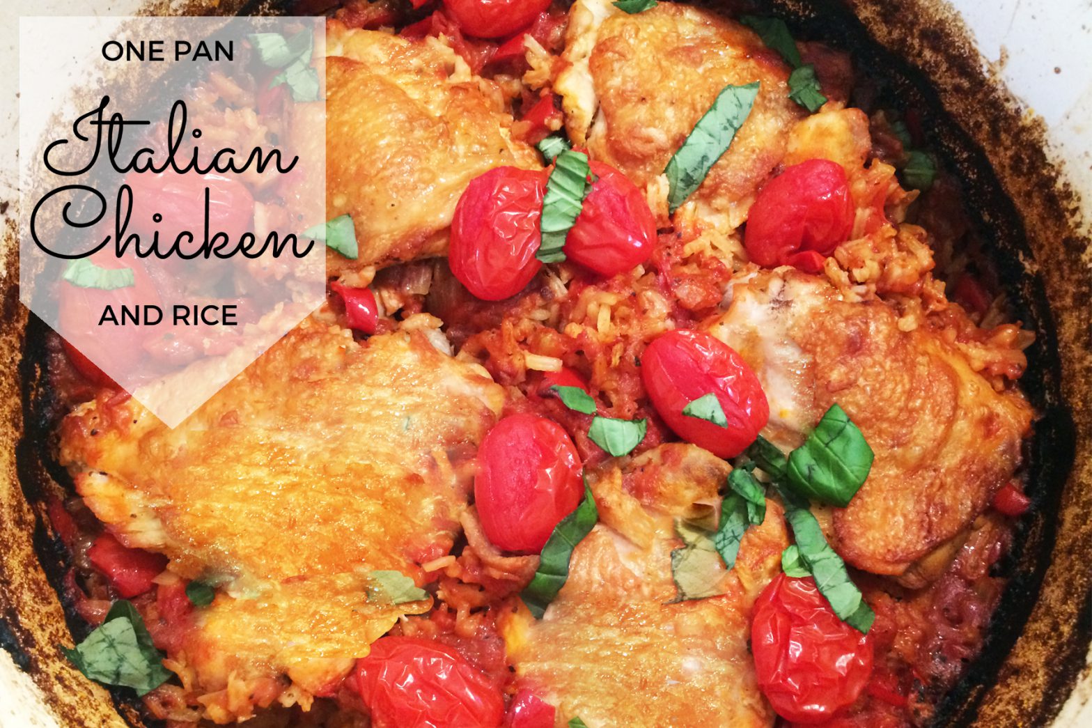 One Pan Italian Chicken and Rice Recipe - Mumslounge