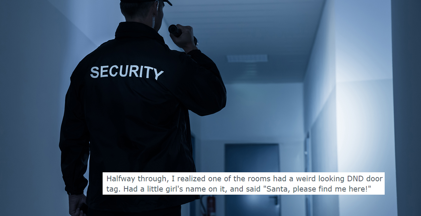 A Security Guard's Touching Act of Kindness Helped Give a Little Girl A ...