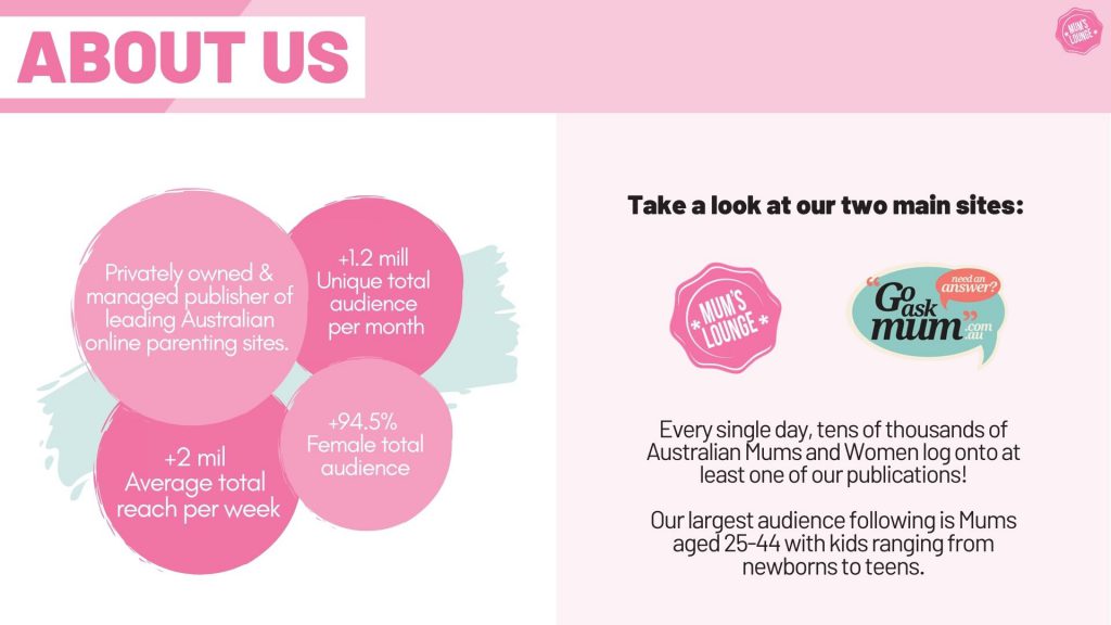 Advertise With Us - Mumslounge