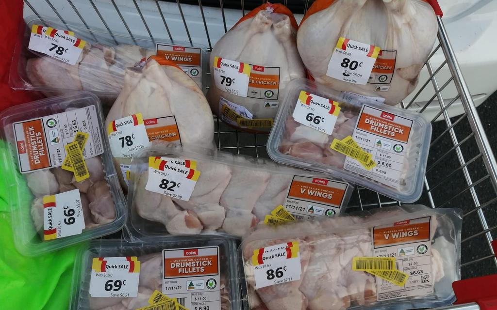 Woman’s Cheap Chicken Haul Raises Concerns For Her Health