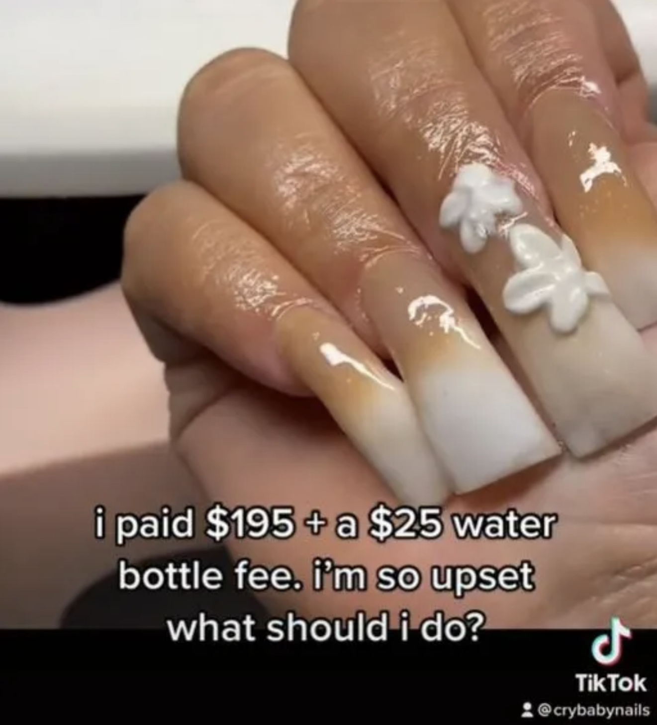 What The Duck Is The Deal With This Horrendous Wedding Manicure!