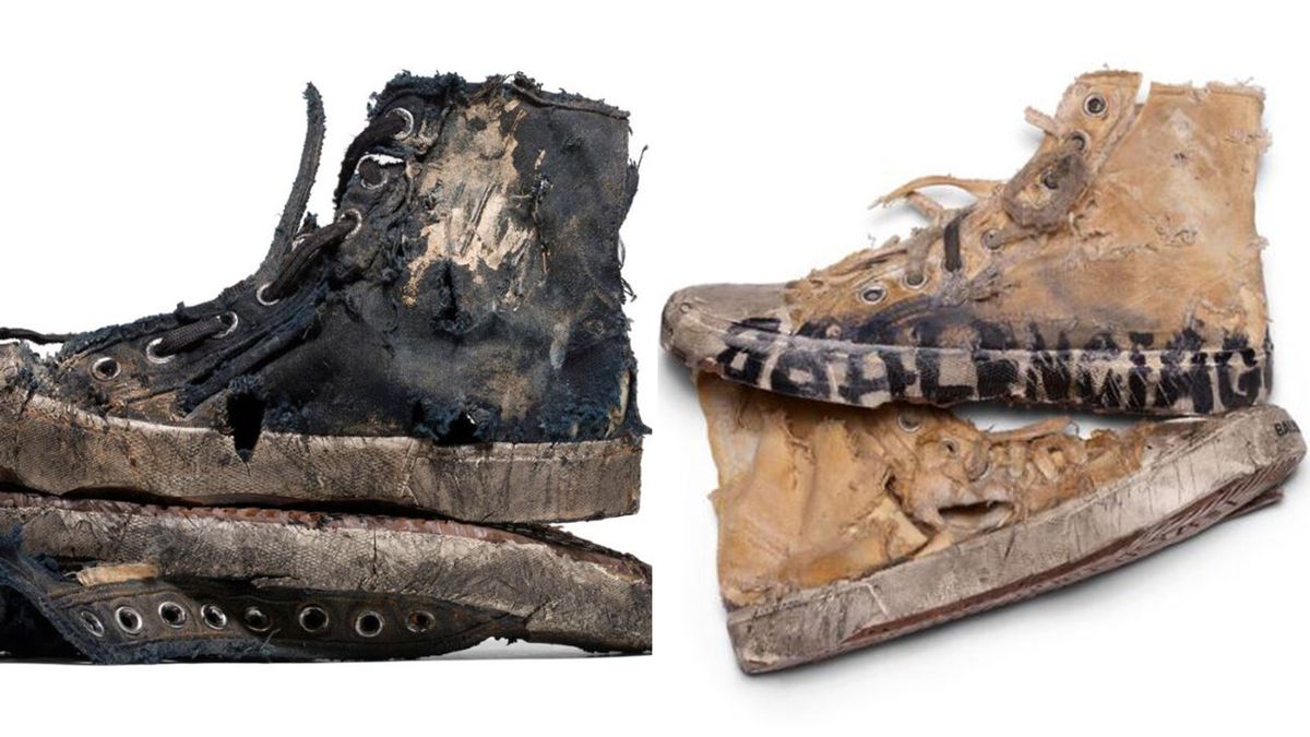 Balenciaga’s Latest ‘Destroyed’ Sneakers May Be The Easiest Designer ...