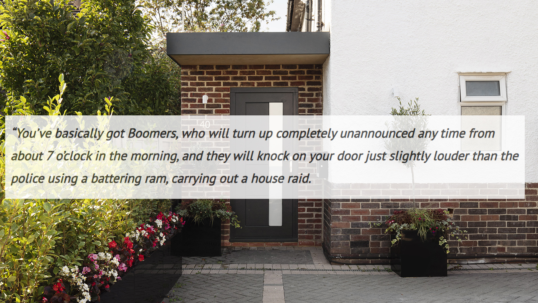 Man Explains How Different Generations Arrive at People's Houses and He ...