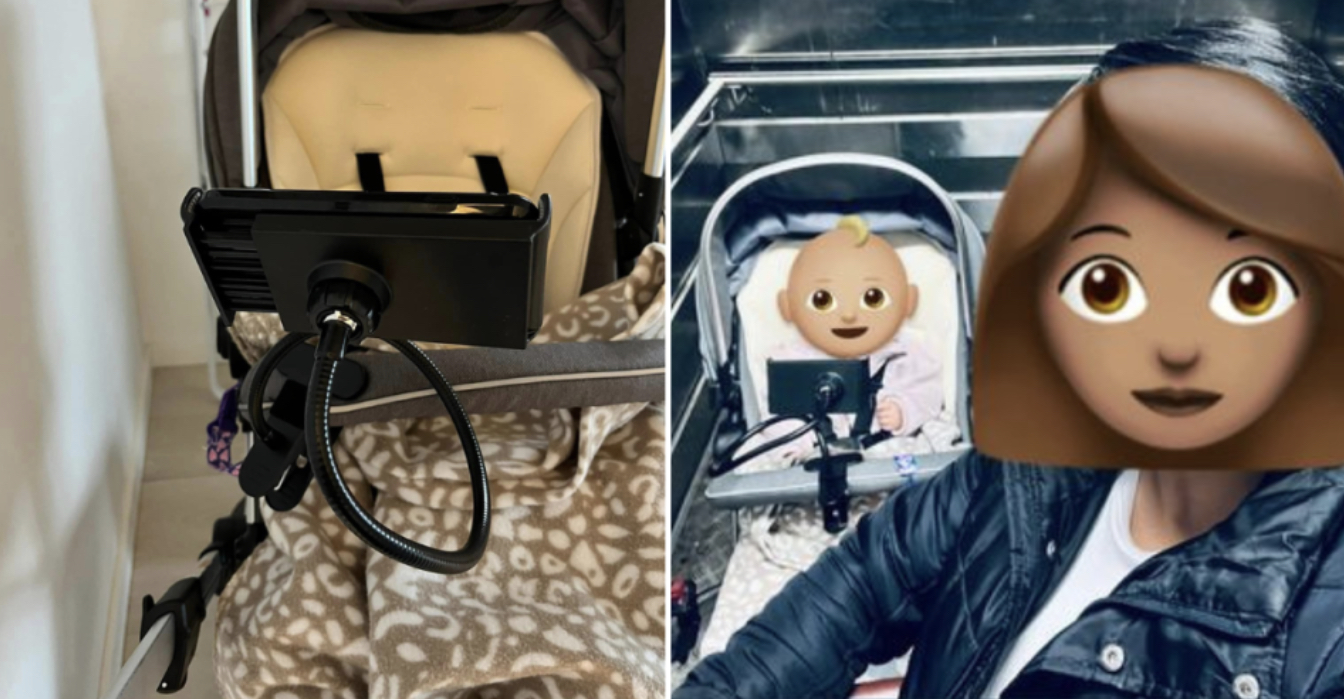 Mum Divides the Internet After Sharing Phone Mount Hack She Uses To ...