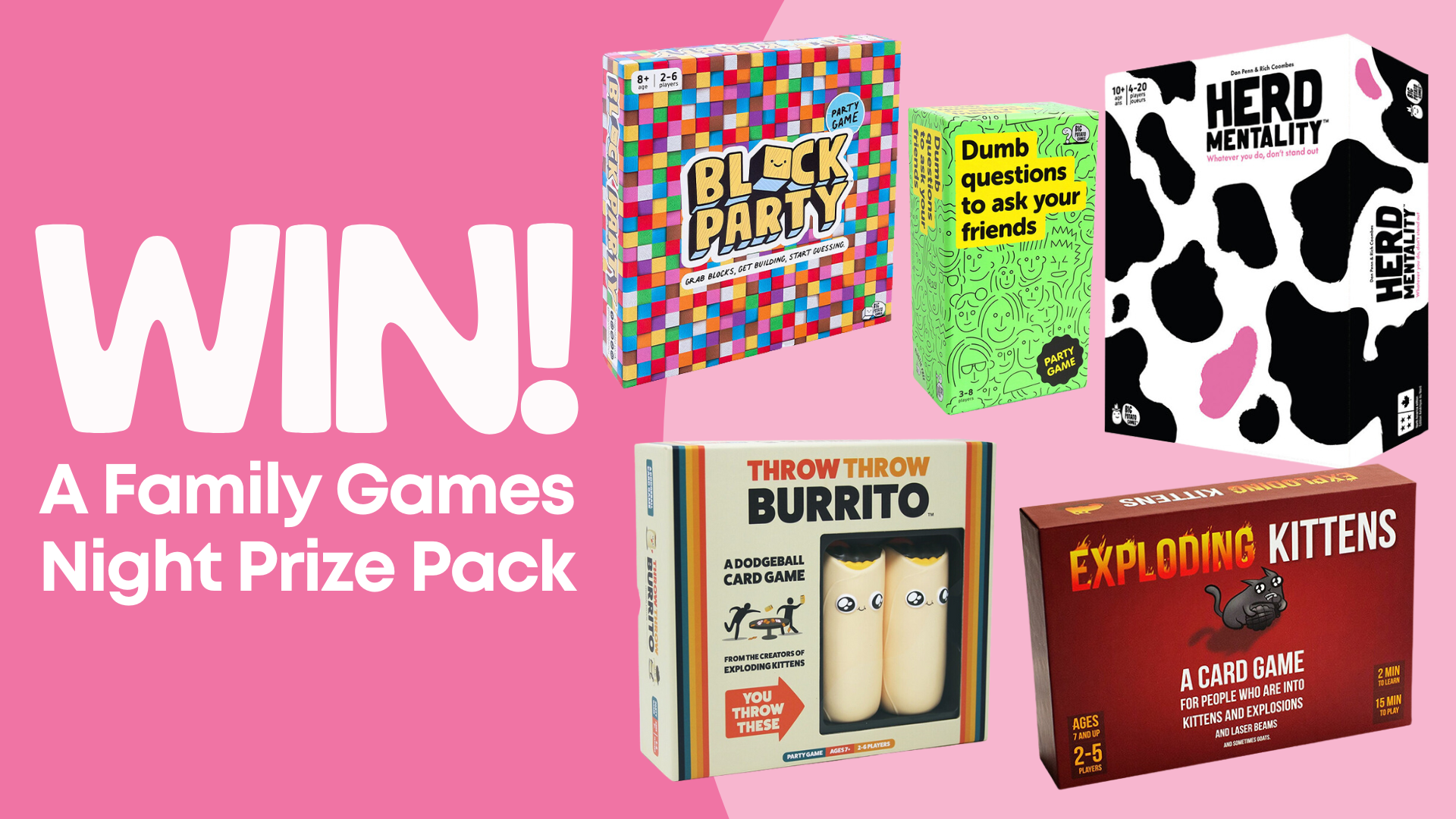 Win a Family Games Night Prize Pack with 5 Board Games! - Mumslounge