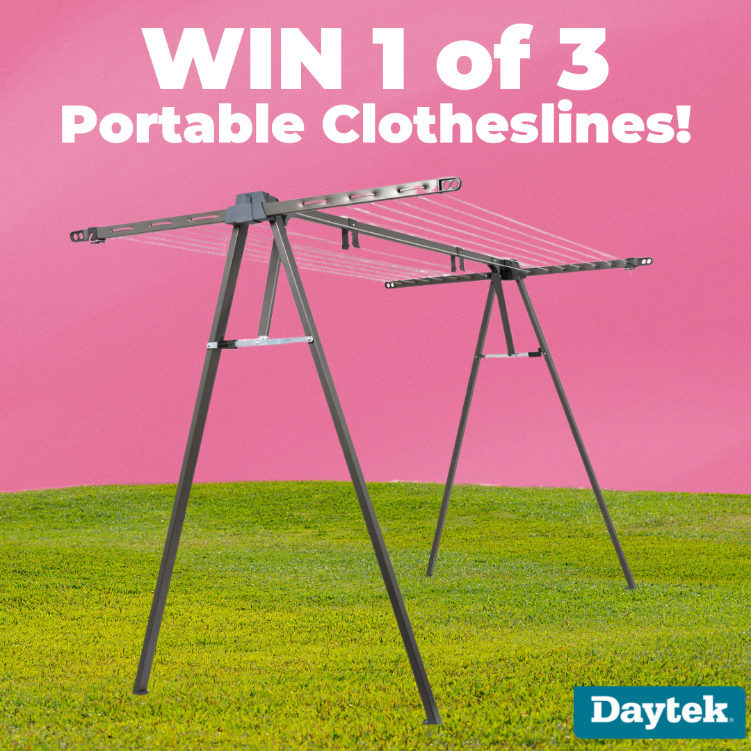Win 1 of 3 Daytek Portable Clotheslines from Lifestyle Clotheslines ...