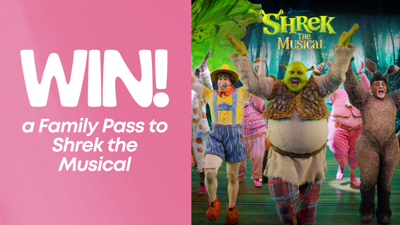 Win a Family Pass to Shrek the Musical - Mumslounge